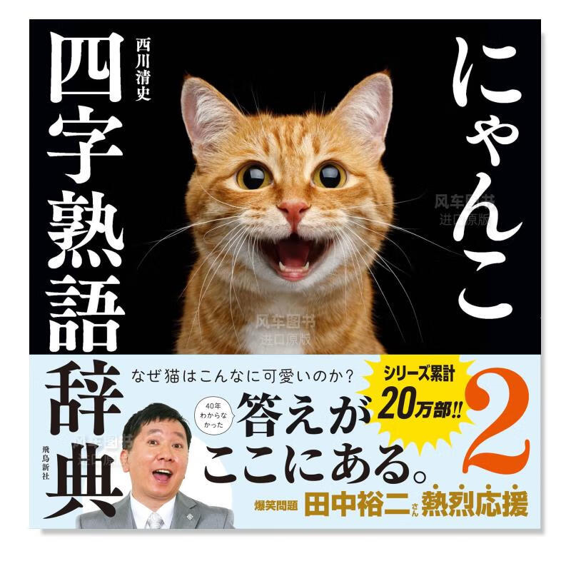 四字熟语辞典2 西川清史 日文原版 猫咪四字俗语辞典2