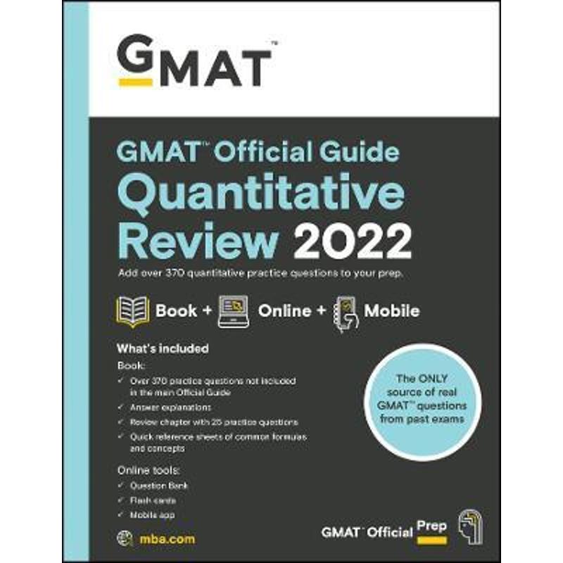 GMAT Official Guide Quantitative Review 2022:Book + Online Question Bank