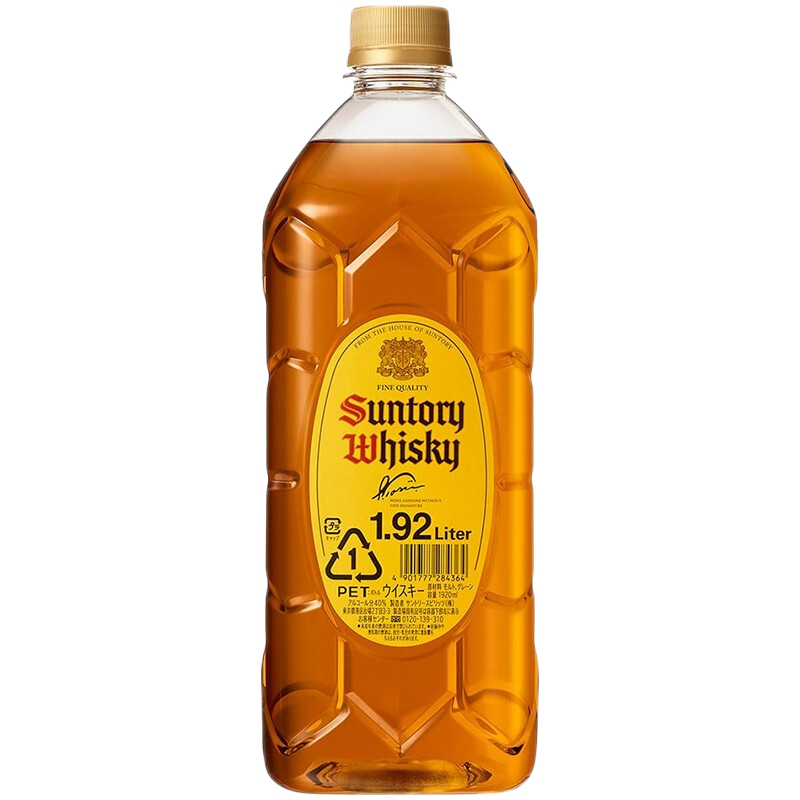 Suntory 三得利 角瓶威士忌 经典日威 1.92L，345元 包邮—— 慢慢买比价网