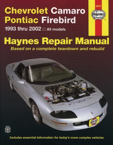 Chevrolet Camaro & Pontiac Firebird (1993-2002) Haynes Repair Manual (USA)