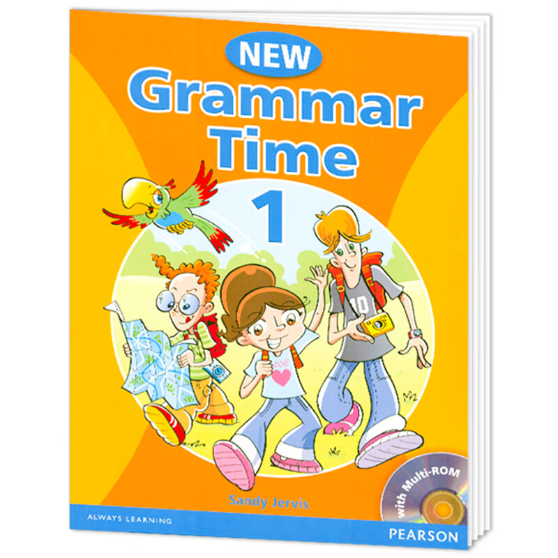【自营】美国朗文培生New Grammar Time1-5级含互动学习软件剑桥考试KET PET语法书6-12岁小学英语语法专项教 New Grammar Time1级 YLE ST