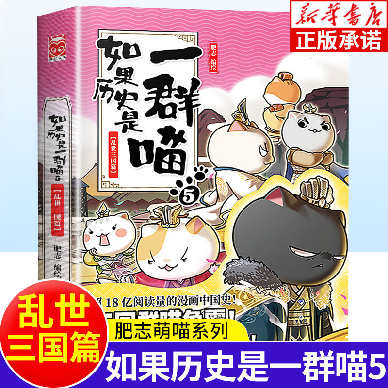 如果历史是一群喵11 南宋金元卷 第11册全套 肥志百科中国历史类书籍漫画书假如历史是一群喵全集12345678910册十一卷 历史喵5乱世三国篇