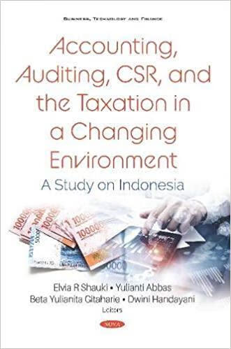 Accounting, Auditing, CSR, and the Taxation in a