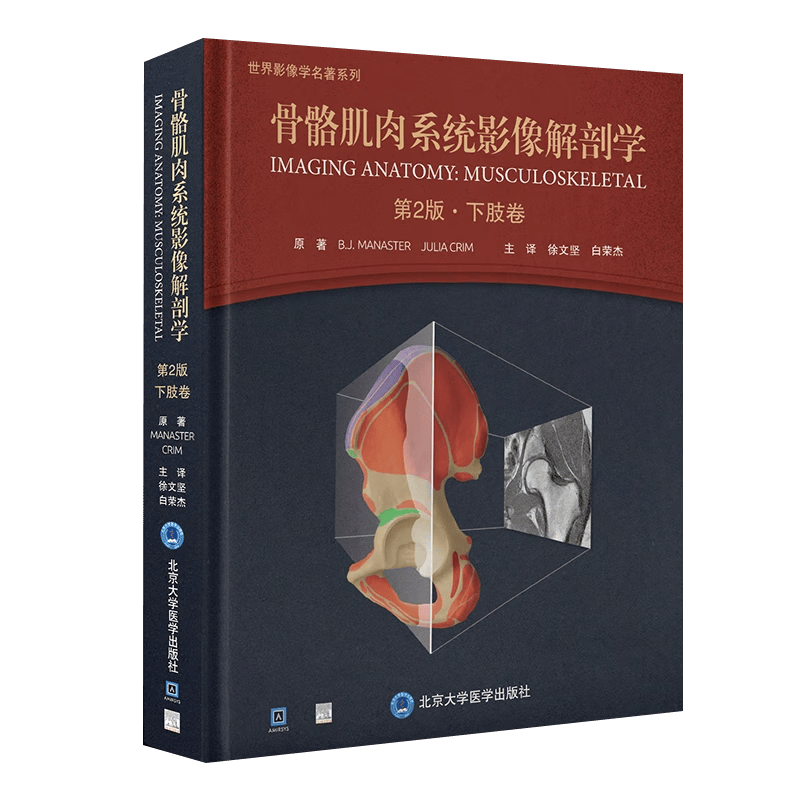 骨骼肌肉系统影像解剖学 第2版 下肢卷 徐文坚 白荣杰主译 下肢横断面冠状面矢状面断层图像图谱 北京大学医学出版社9787565928017 书籍 k