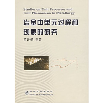 冶金中单元过程和现象的研究
