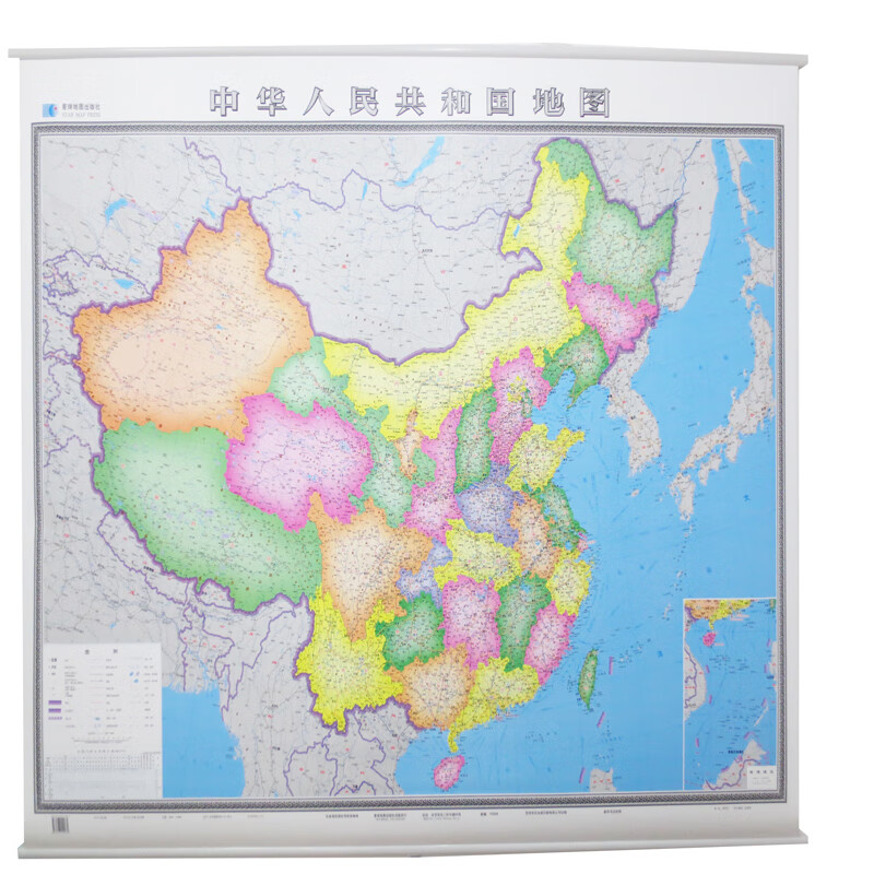 2023版 1:400万中华人民共和国地图（挂图）1.6m*1.2m