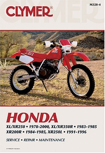 Clymer Honda XL/XR250 1978-2000, XL/XR350R 1983-1985, XR200R