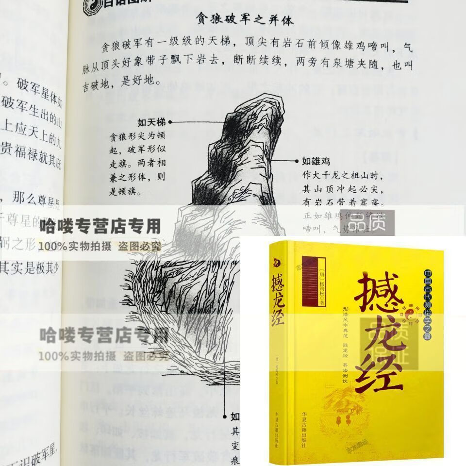 图解水龙经416撼龙经雪心赋 原版白话文疑龙经完整版寻龙点穴地理 撼龙416【仅剩322本】
