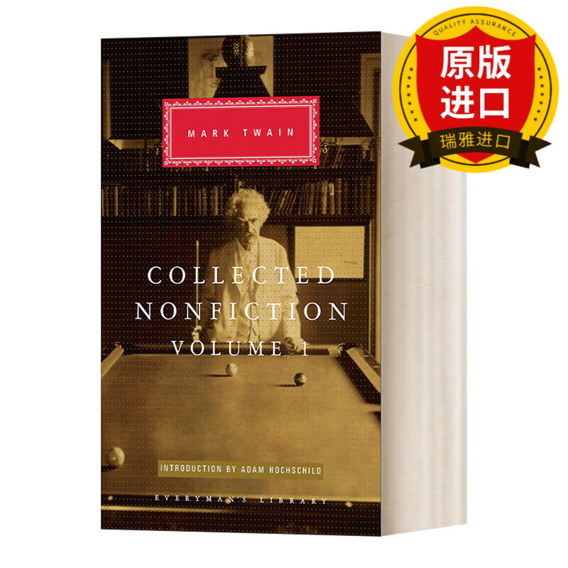 英文原版 Collected Nonfiction of Mark Twain Volume 1 马克吐温纪实文集 卷一 人人图书馆精装收藏版 Mark Twain 英文版 进口