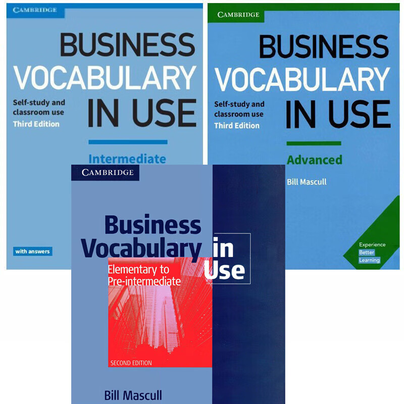商务英语词汇书 Business Vocabulary in Use 全彩 初级