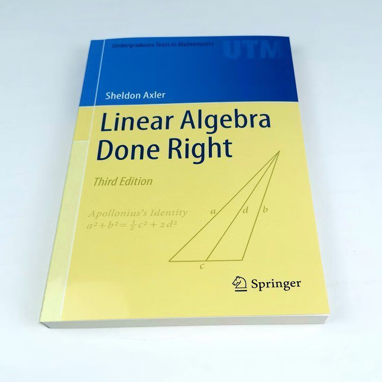 实体纸质Linear Algebra Done Right