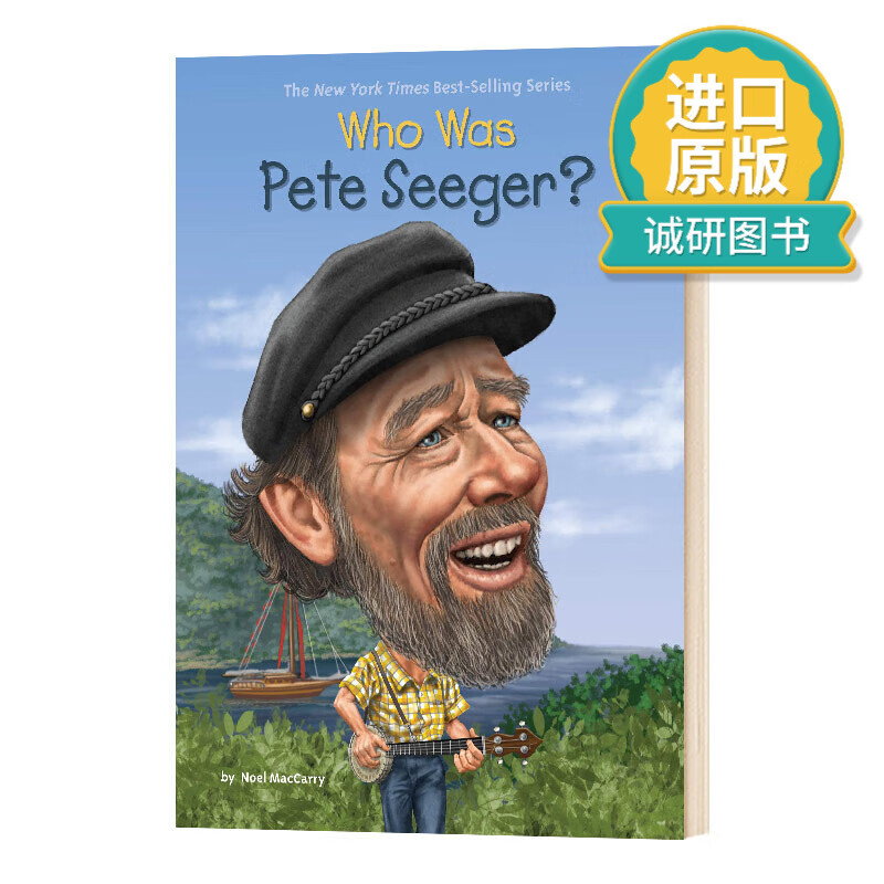 英文原版 Who Was Pete Seeger 谁是皮特·西格 名人传记系列 进口英语原版书籍 英文版
