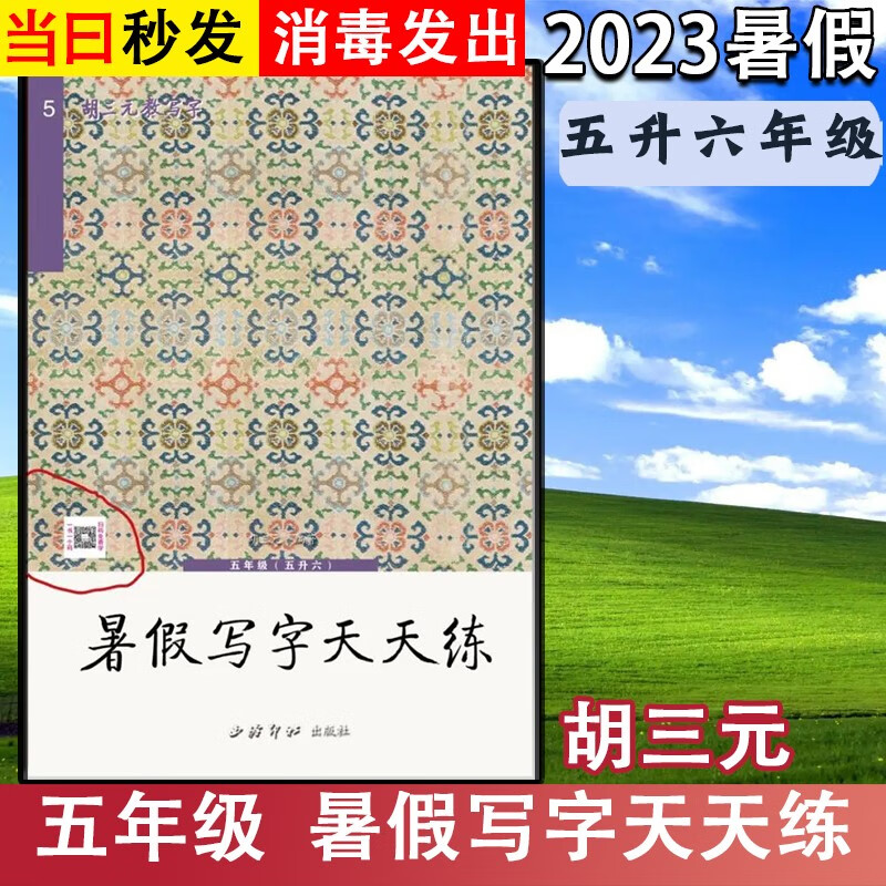 2023新版胡三元教写字暑假写字天天练五升六年级下册语文人教版RJ暑假作业