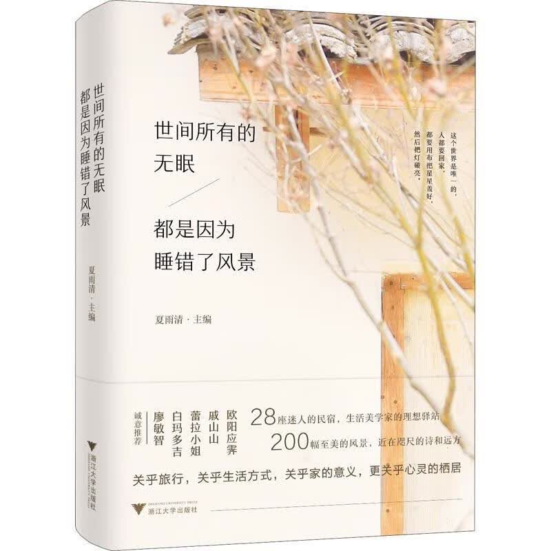世间所有的无眠都是因为睡错了风景夏雨清浙江大学出版社9787308184199 旅游/地图书籍
