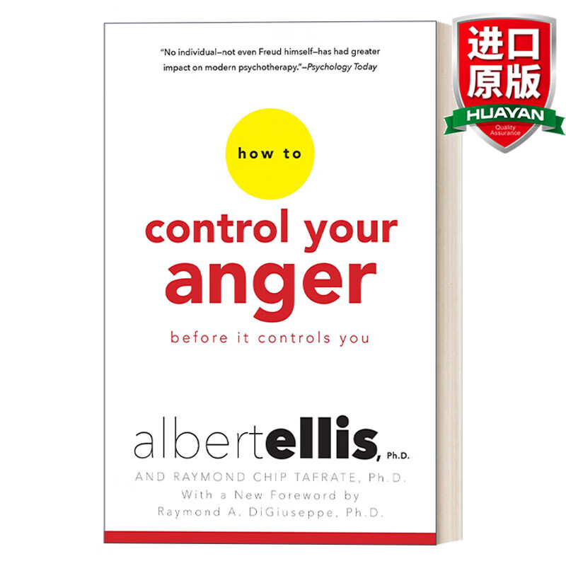 How to Control Your Anger Before It Controls You 英文原版 控制愤怒 心理学大师埃利斯Albert Ellis 英文版 进口英语原版书籍