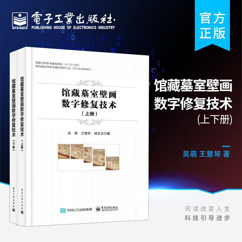 官方 馆藏墓室壁画数字修复技术 上下册 壁画手工修复数字修复书籍 数字化文物信息是研究文化考证历史的重要素材 吴萌 王慧琴