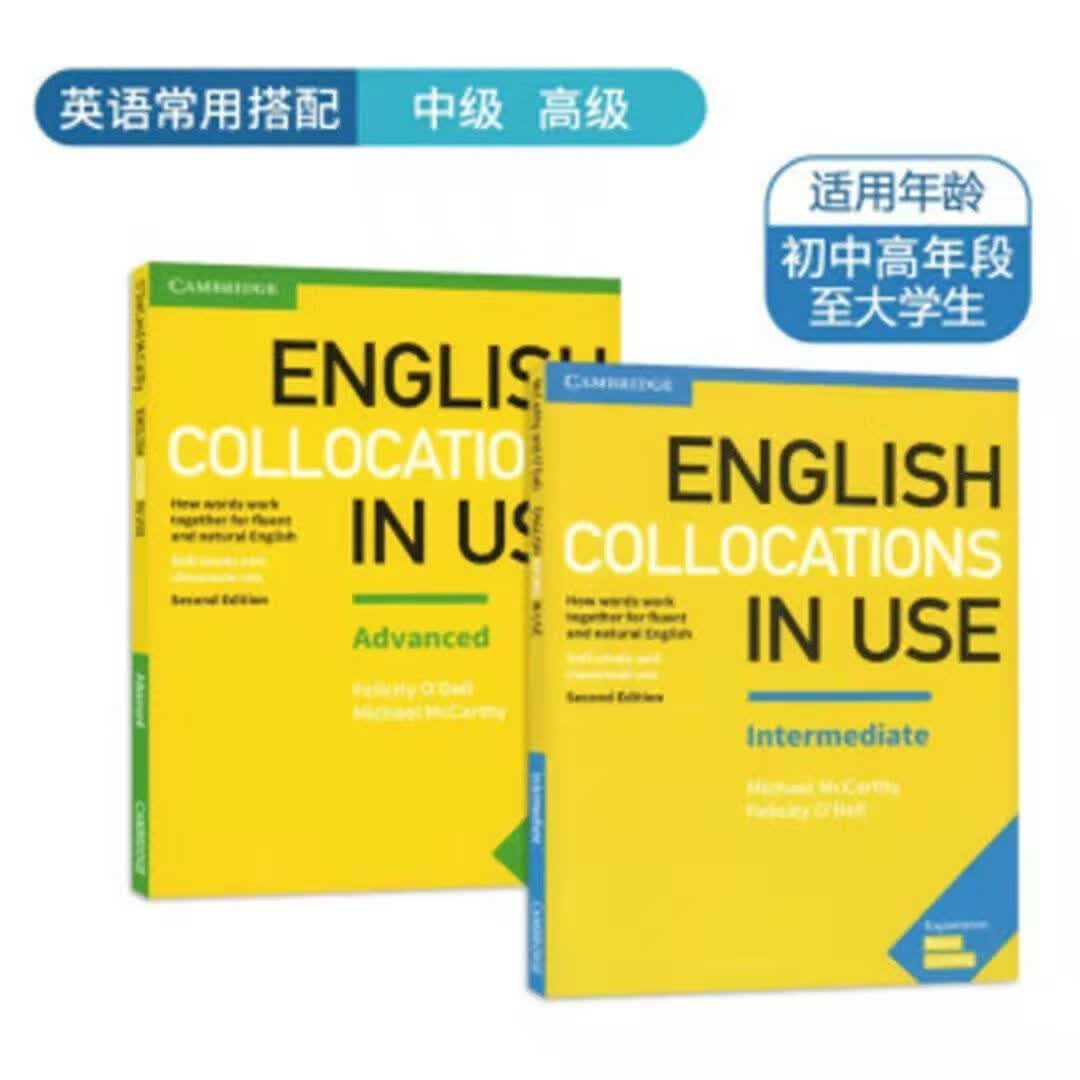 剑桥英语词汇English Phrasal Verbs in Use/Idioms/Collocations Collocations中+高
