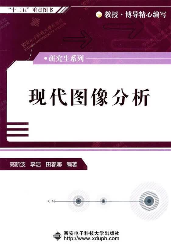 现代图像分析() 图形图像 高新波 新华