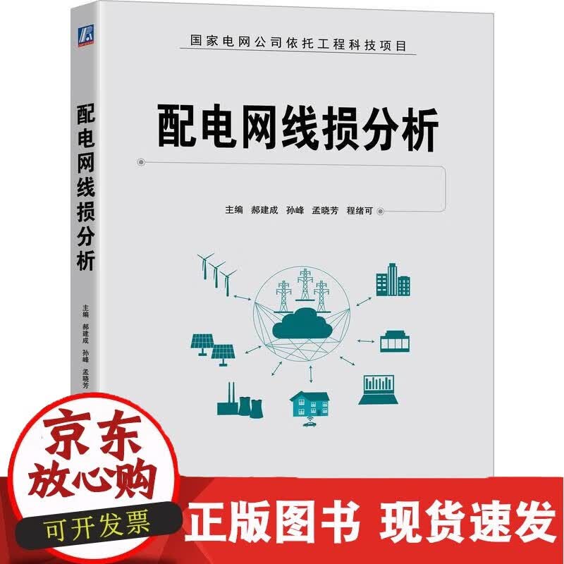 C 书籍 配电网线损分析 郝建成等9787111704157