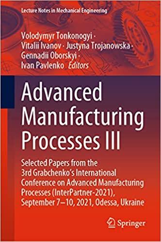 Advanced Manufacturing Processes III: Selected P