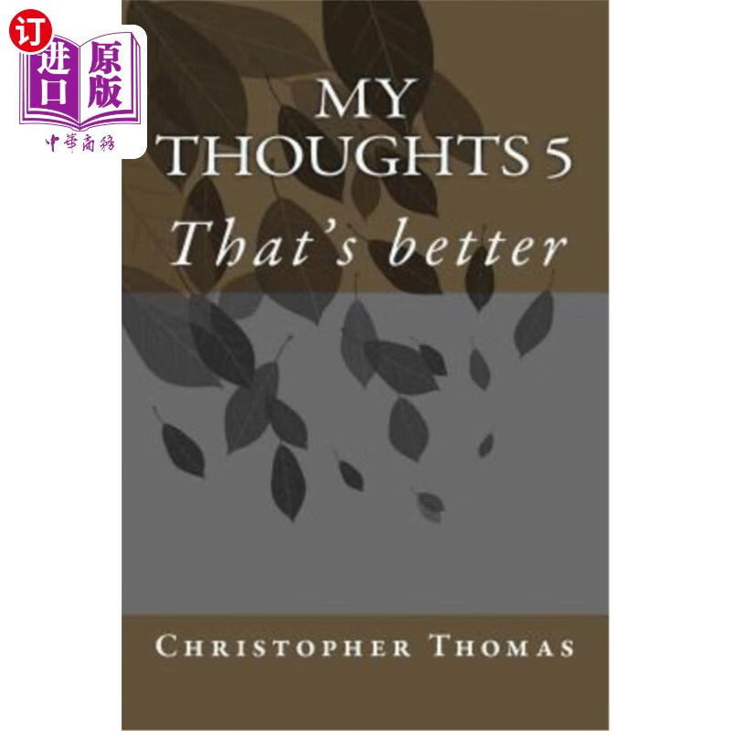 海外直订My Thoughts 5 我的想法