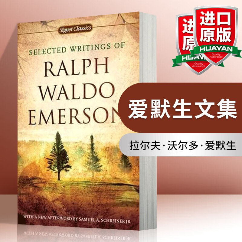 爱默生文集 英文原版书籍 Selected Writings of Ralph Waldo Emerson 英文版进口英语书