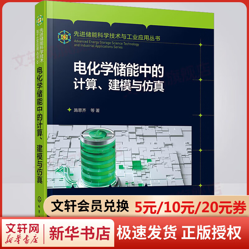 电化学储能中的计算、建模与仿真 图书