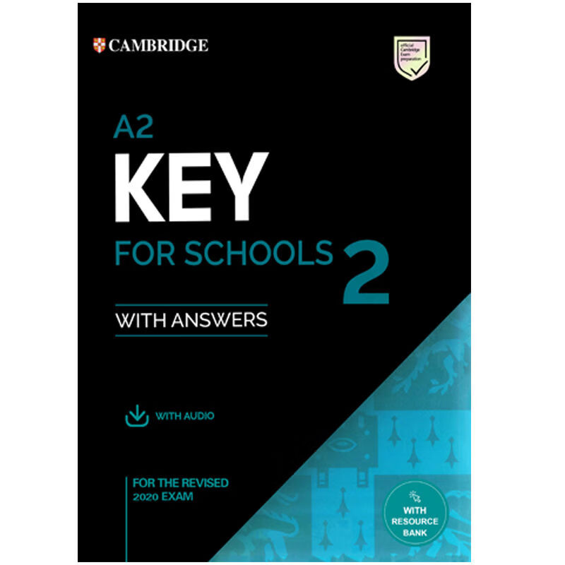 KET青少版官方真题(新题型)2022剑桥A2-KEYforSchools2