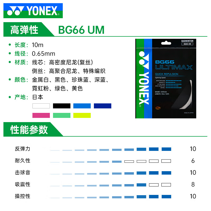 BG66 ULTIMAX BG-66U BG66UM 羽毛球装备哪里买 中羽在线