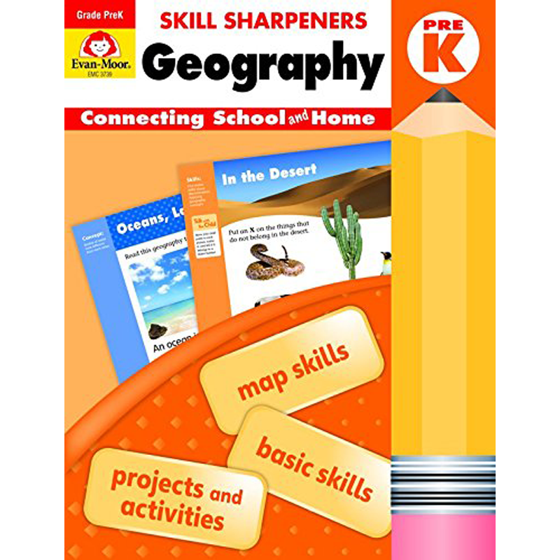 Skill Sharpeners Geography Grade Pre-K