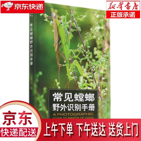 【新华畅销图书】常见螳螂野外识别手册 吴超 重庆大学出版社有限公司