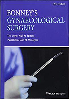 Bonney’S Gynaecological Surgery 12Th
