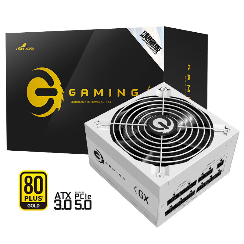 长城（Great Wall） 金牌全模电脑电源 650W 750W 850W 1100W 1300W GX白色金牌全模组ATX3.0额定850W，634.4元—— 慢慢买比价网
