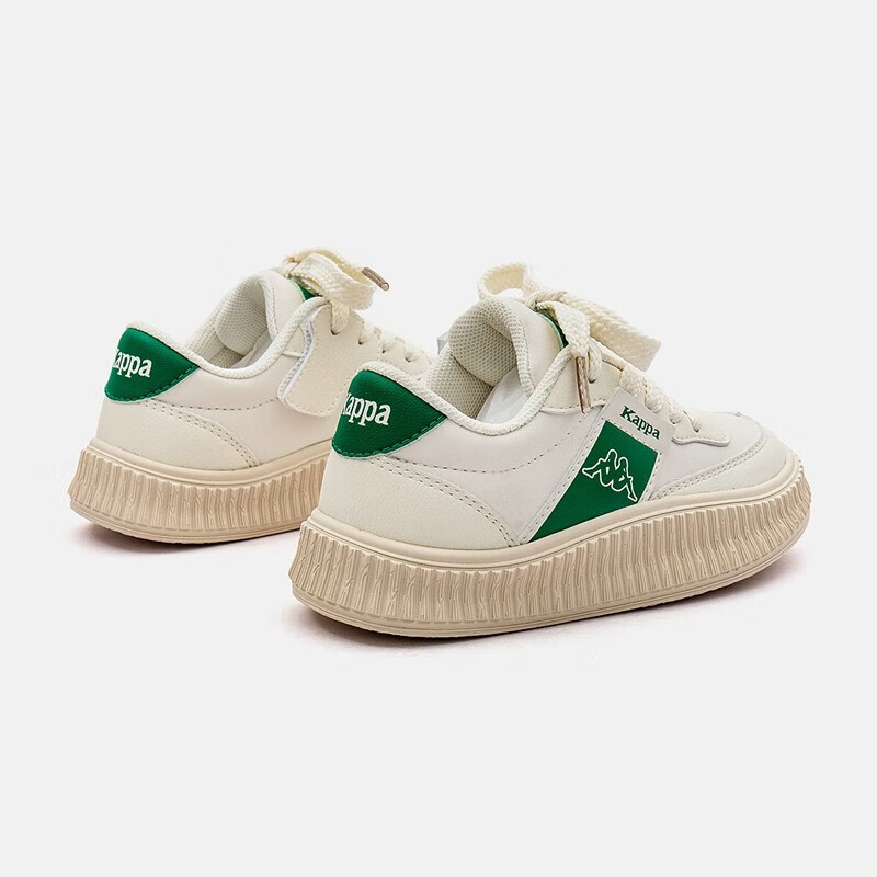 KAPPA KIDS卡帕童鞋儿童鞋男童运动鞋子春季新款女童百搭ins街拍休闲鞋 绿色 30码内长约193mm-京东-618/双十一/双11-京东折扣隐藏大额优惠券