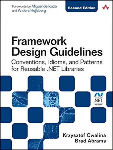 Framework Design Guidelines: