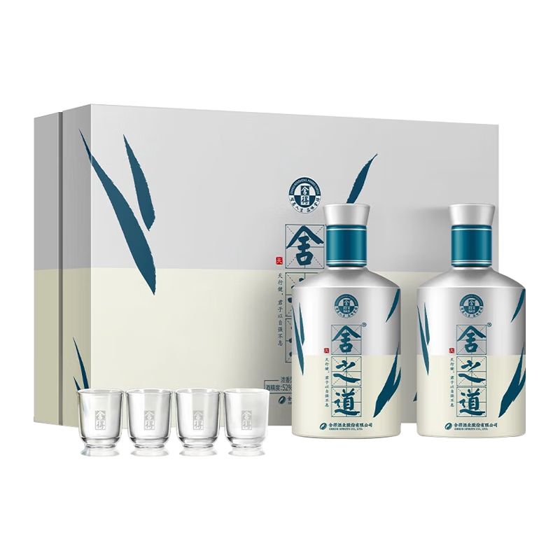 Plus会员：舍得舍之道天道礼盒装 52%vol 500mL 2瓶，374.01元—— 慢慢买比价网