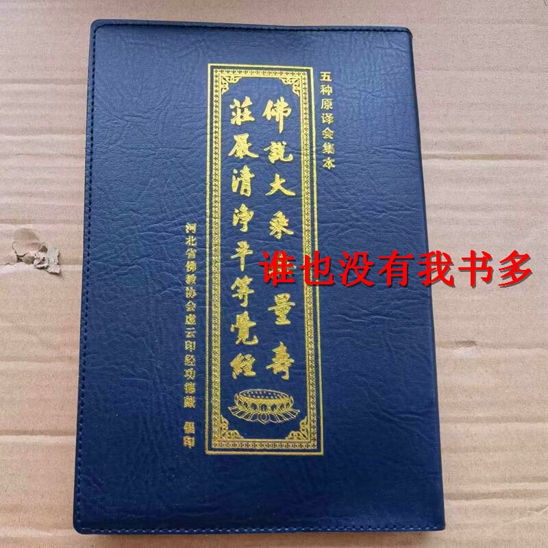 佛说大乘无量寿庄严清净平等觉经32开皮革面寺院 面寺院