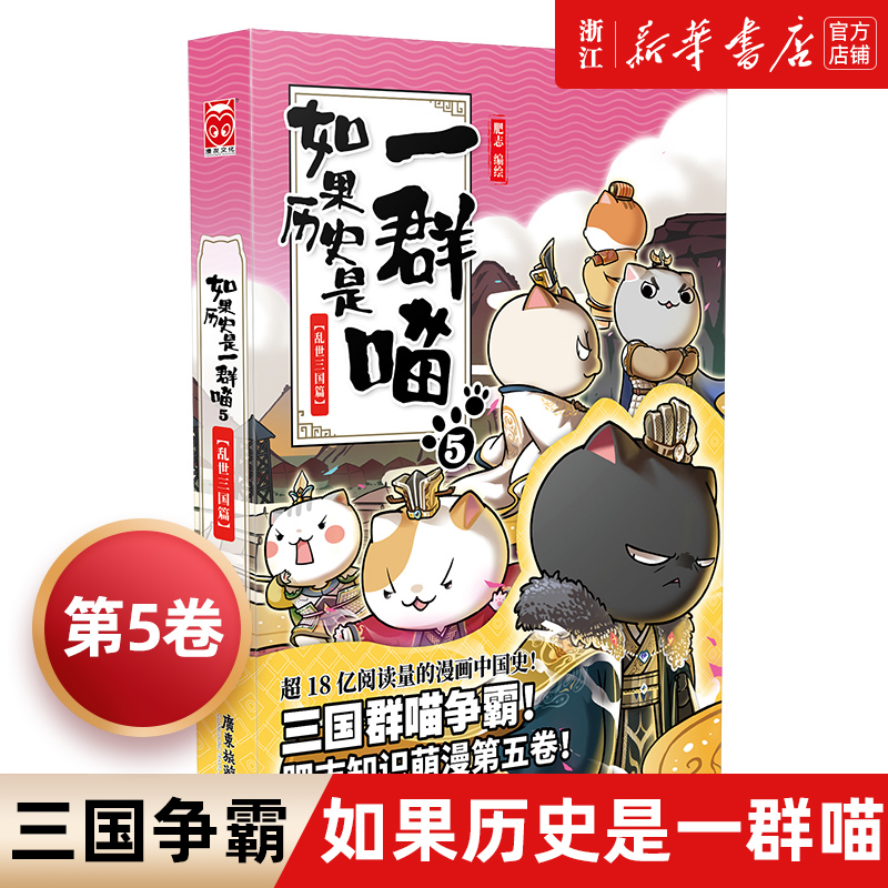 假如如果历史是一群喵1-12套装全套全集1234567891011册 肥志历史喵系列 小学生儿童中国历史漫画书半小时漫画同类型书籍 【5】乱世三国篇