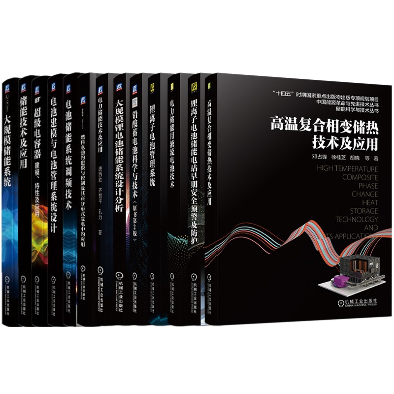 储能科学与技术丛书大套装（京东套装共13册）
