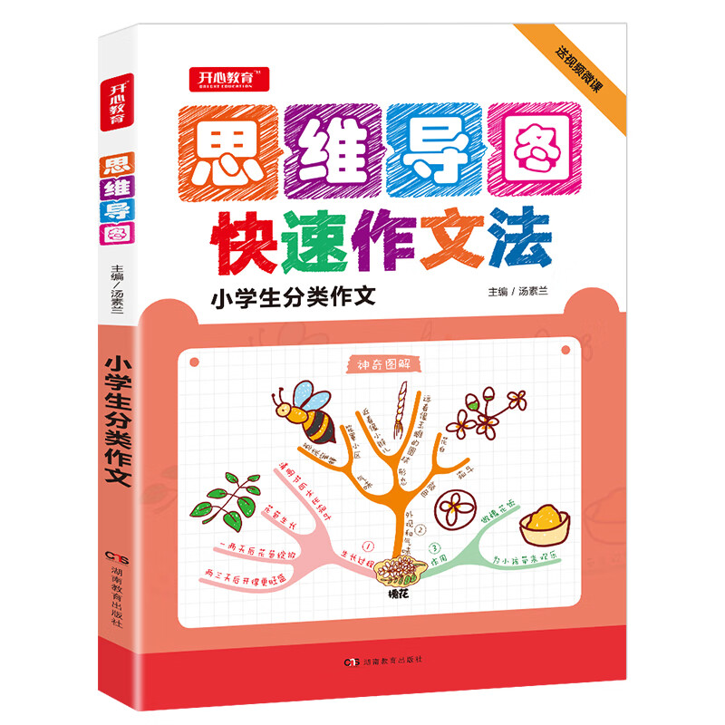 小学生分类作文 神奇图解思维导图快速作文法小学生3-6年级作文书三四五六年级