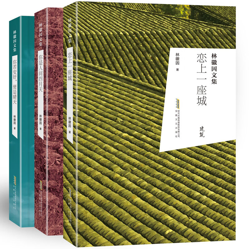全三册林徽因文集 你是人间的四月天你若安好便是晴天 恋上一座城林徽因的书诗词经典小说青春文学女性成功励志畅销书籍排行榜