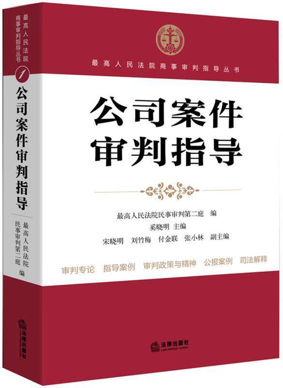 公司案件审判指导 人民法院民事审判第二庭编