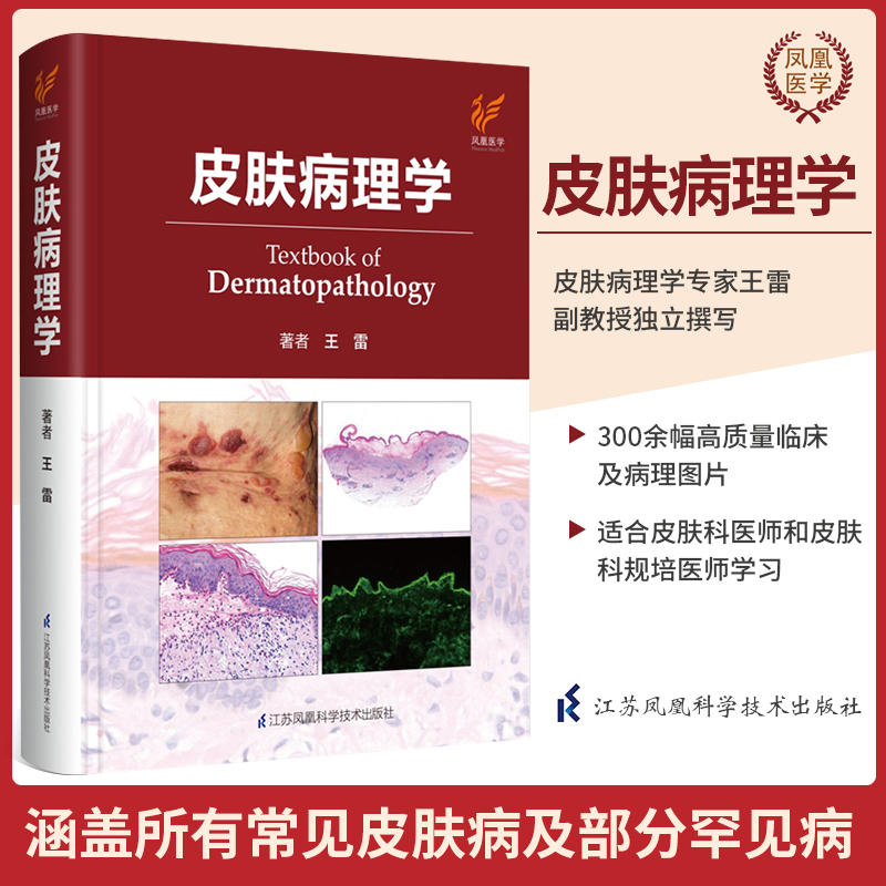皮肤病理学 精王雷临床组织入门炎症性皮肤病组织病理诊断简明图谱皮肤镜实用应用皮肤科医学书中国常见性病