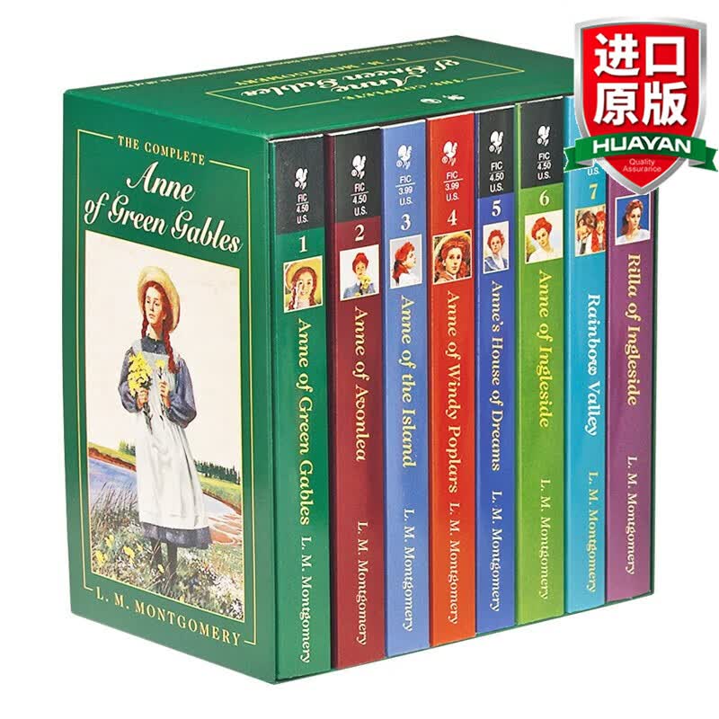 英文原版小说 绿山墙的安妮系列全集8册 Anne of Green Gables Complete