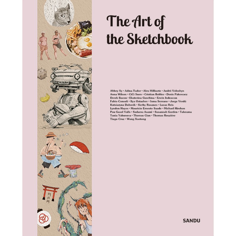 The Art of the Sketchbook创意人士的灵感笔记 艺术书籍 原版预售