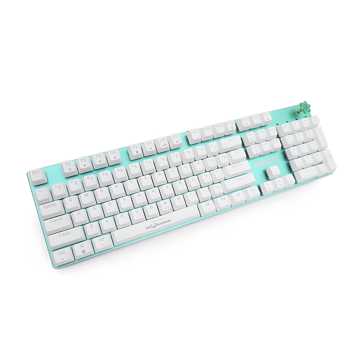 酷倍达QPAD防水机械键盘KC-60樱桃轴KO-60光轴耳机声卡免驱104键RGB顺丰 樱桃红轴、绿色、防水、声卡PBT USB接口 104键-京东-618/双十一/双11-京东折扣隐藏大额优惠券