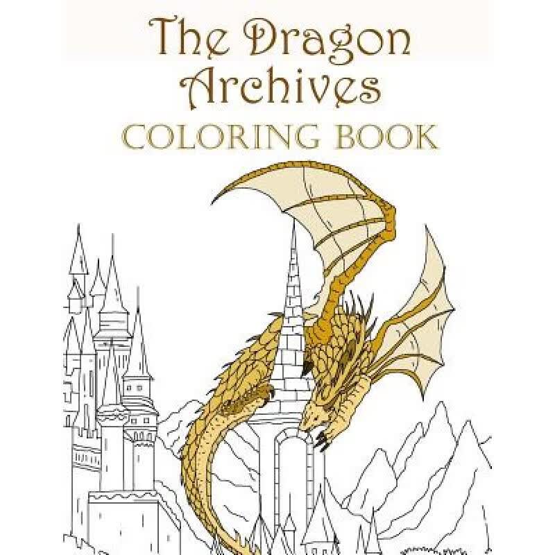 The Dragon Archives Coloring Book