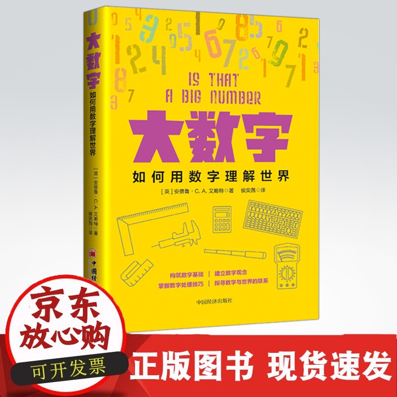 大数字：如何用数字理解世界 安德鲁·. A艾略特 著中国经济出版社数学计算能力科普数据处理改