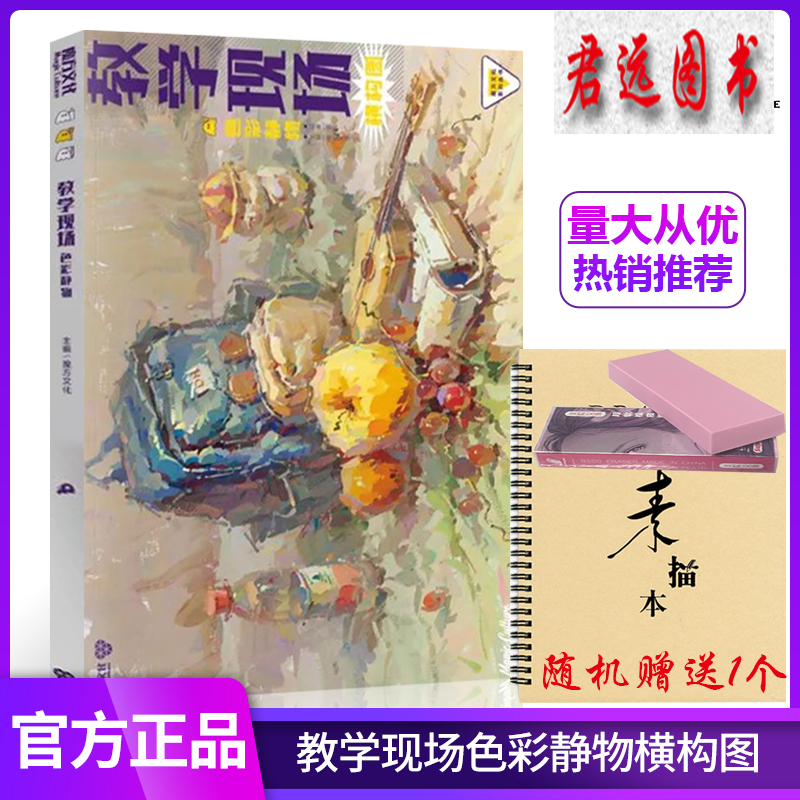 教学现场色彩静物横构图2022魔方文化张辉单体组合步骤解析对画书