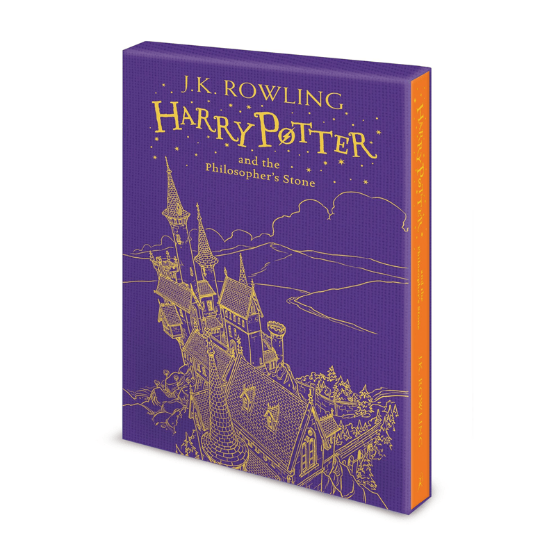 哈利波特英文原版 哈利波特1函套版 Harry Potter and the Philosoph